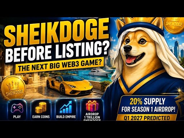SheikDoge: The Next BIG Web3 Game? Get In BEFORE the Listing!