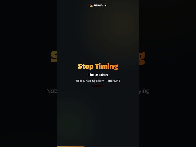 Stop Timing the Market — Do This Instead #Shorts
