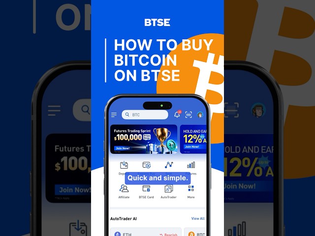 Here’s how to buy Bitcoin on BTSE ✅