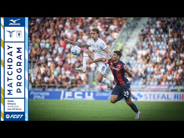📘 NICOLÒ ROVELLA AL MATCH PROGRAM DI LAZIO-GENOA