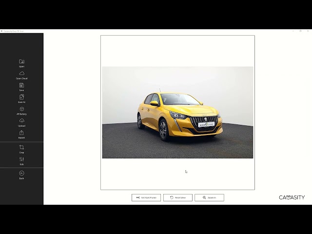 How to create a 3D View of a car on a turntable