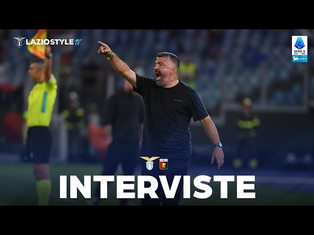 🎙️ LE INTERVISTE DI GATTUSO, PINAMONTI E FRATTESI DOPO LAZIO-GENOA
