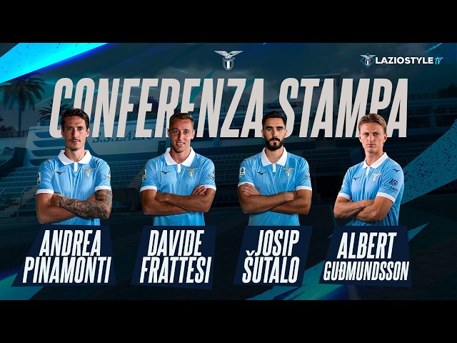 🗣️ LA CONFERENZA STAMPA DI PRESENTAZIONE DI FRATTESI, ŠUTALO, PINAMONTI E GUÐMUNDSSON