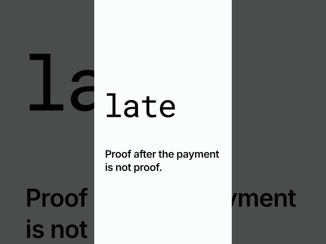 Agentic Payments Need Proof Upfront #agenticeconomy #concordium #aiagents