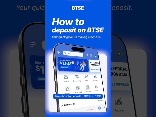 Depositing funds into BTSE shouldn’t be complicated. Here’s how:
