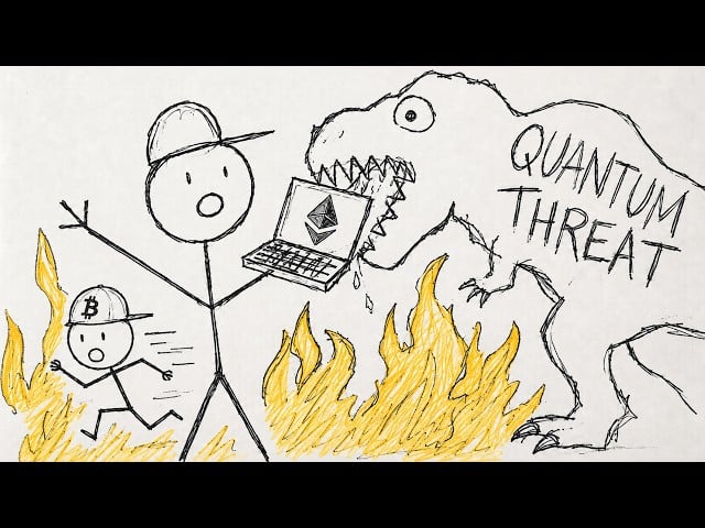 A Blockchain Developer vs the Quantum Threat- A Stick Figure Story