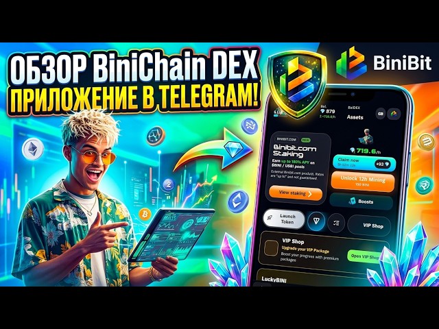ОБЗОР BINICHAIN DEX APP | Токен BINI