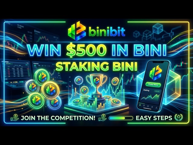 ВЫИГРАЛ $500 В КОНКУРСЕ BINIBIT! И СРАЗУ ОТПРАВИЛ В СТЕЙКИНГ 🚀