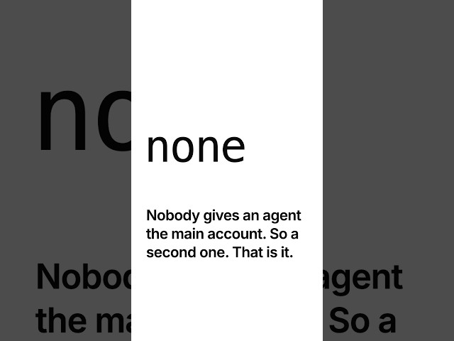 Your Agent's Account Is Not a Guardrail