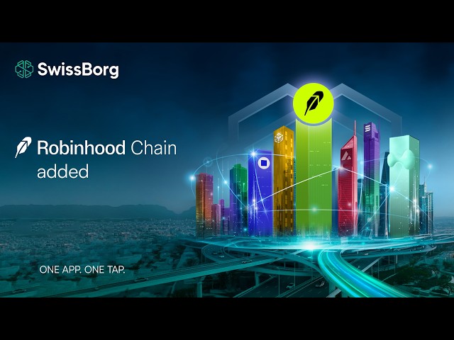 Trade Robinhood Chain Tokens With No Bridging or Gas Fees | SwissBorg Meta-Exchange | SwissBorg