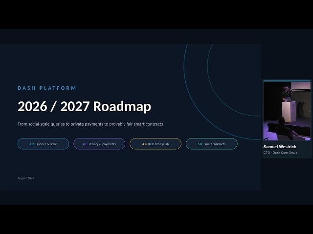 Dash Evolution Roadmap 2026/2027 Roadmap