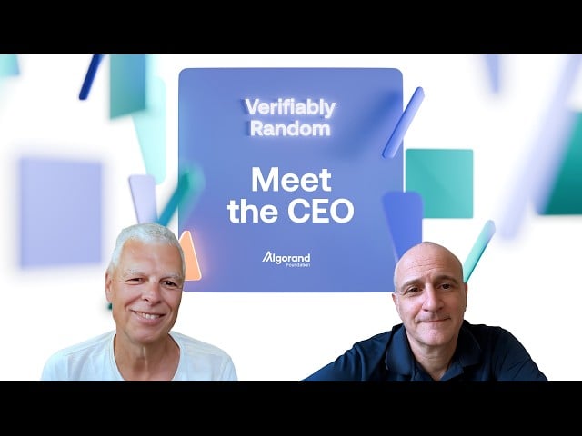 Verifiably Random S4:E3 - Meet Algorand’s New CEO, William Herkelrath