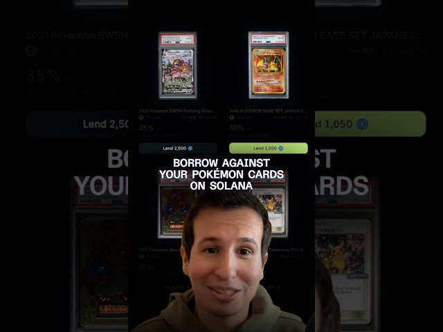 Borrow Against Your Pokémon Cards on Solana | Solana Foundation Head of Consumer Pedro Miranda