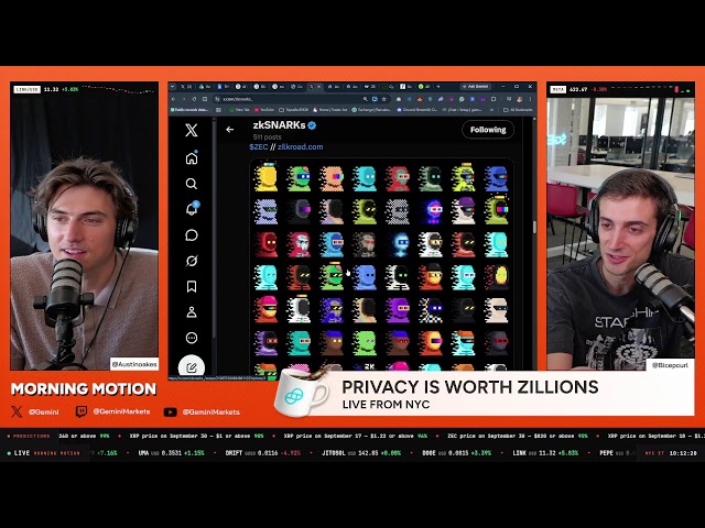 MORNING MOTION:  Nothing makes sense, everything is green, PRIVACY is worth ZILLIONS