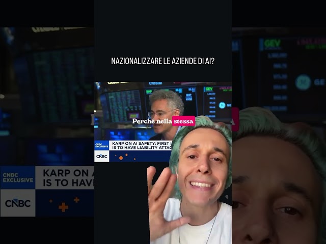 OpenAI potrebbe essere nazionalizzata? Alex Karp, CEO di Palantir, ha sollevato uno scenario