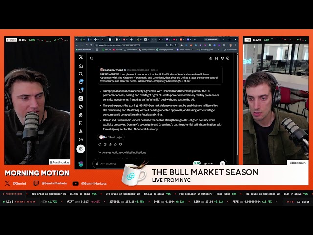 MORNING MOTION: Are we in a bull market?? $1 TRILLION AI buildout next year, @JSeyff at 11AM ET