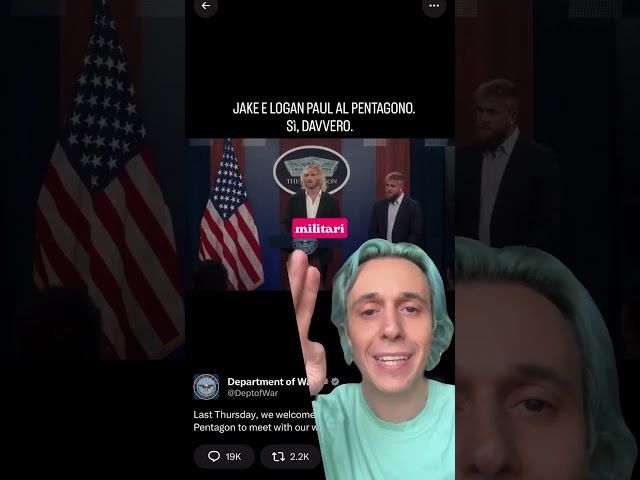 Jake e Logan Paul al Pentagono: e il giorno dopo Jake va al Tesoro 🇺🇸 No, non è una scena di
