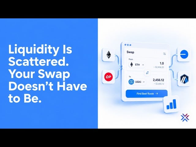 Liquidity Is Scattered. Your Swap Doesn’t Have to Be.