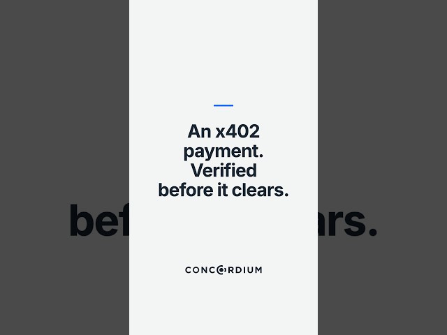 Beside the Payment, or Part of It? Concordium joins x402