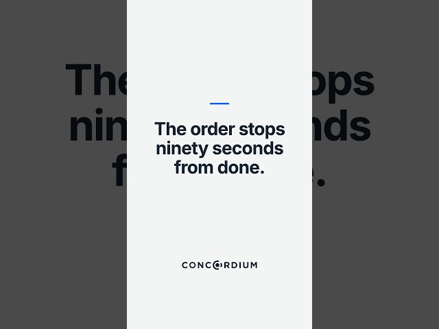 Ninety Seconds From Done