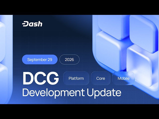 DCG Development Update - 2026 September 29
