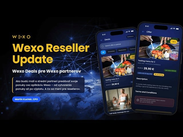Wexo Reseller Update: Poukážky pre lokálnych partnerov a nový spôsob predaja balíka Premium Partner