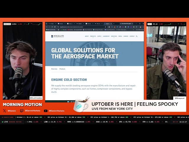 MORNING MOTION: Uptober is here, crypto still looks GOOD, 500x trading??