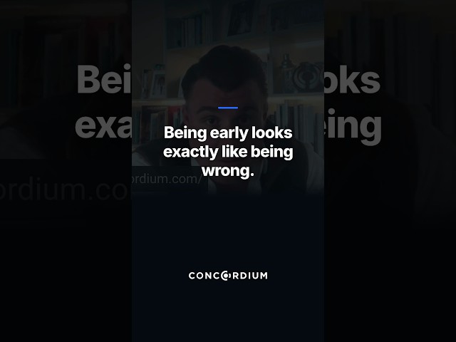 Why being early in crypto looks exactly like being wrong (Concordium CEO)