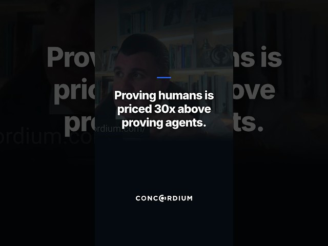 Why proving humans is priced 30x higher than proving AI agents