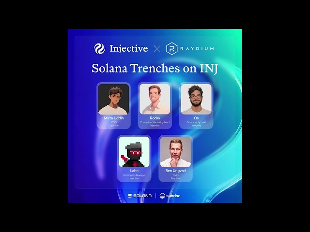 Solana Trenches on INJ (ft. Raydium)