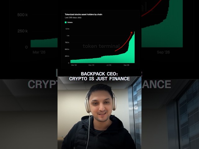 Backpack CEO: Crypto Is Just Finance