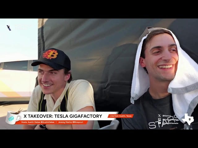 X TAKEOVER: live at Tesla Gigafactory in Austin, Texas FT @NICKIMINAJ and @mayemusk