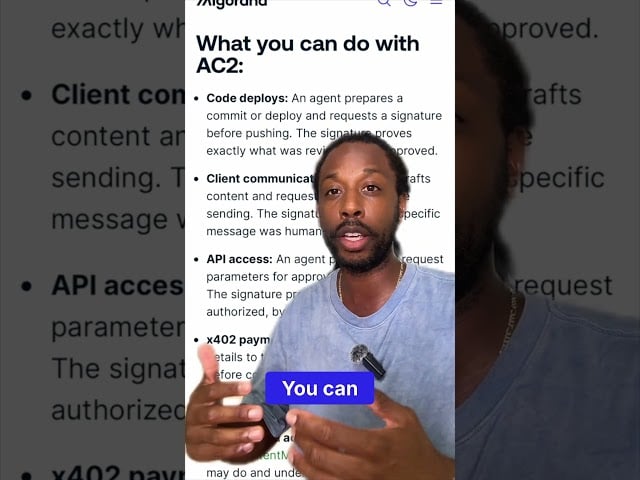 How Do You Prove a Human Approved an AI Agent? AC2 Explained