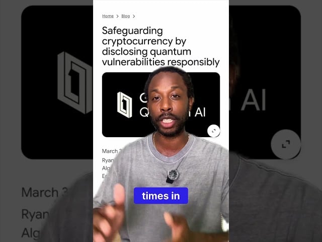 Will Quantum Computers Break Bitcoin? Google Says Sooner Than Expected