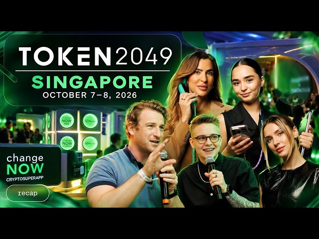 ChangeNOW at TOKEN2049 Singapore 2026 | Two Days of Crypto, Connections & Live Conversations