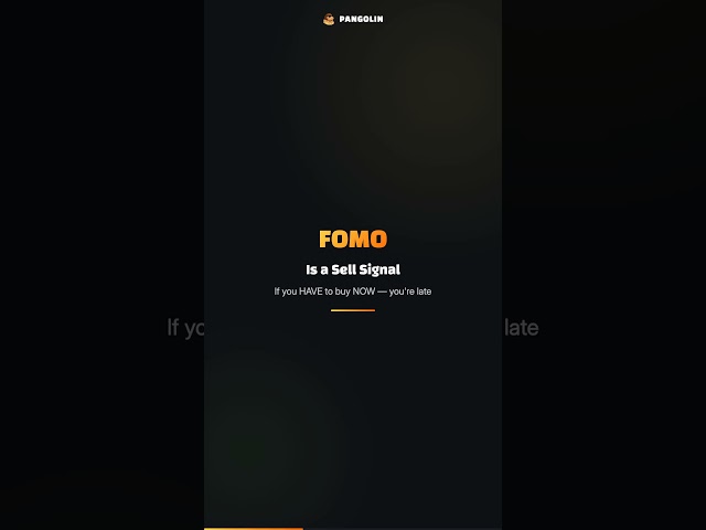 FOMO Is a Sell Signal — Here's Why #Shorts
